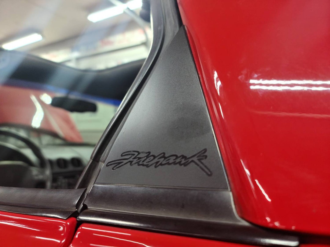 93-02 Pontiac Firebird Firehawk Sail Panel Trim Overlays Vinyl Stickers ...