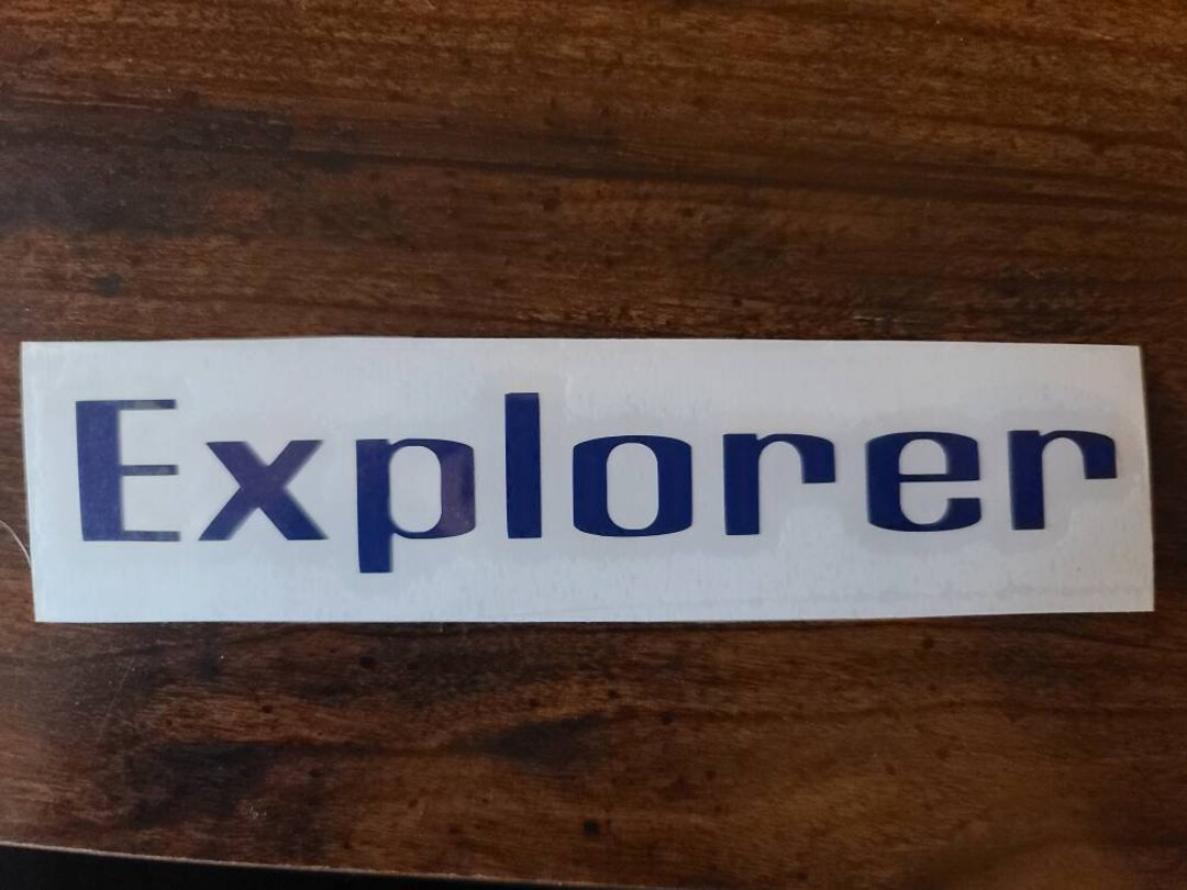 Ford Explorer Logo Vinyl Sticker - Etsy