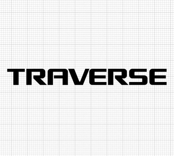 Chevrolet Traverse Logo Vinyl Sticker | Etsy