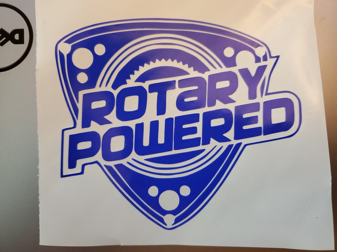 Mazda Rotary Powered Vinyl Sticker - Etsy