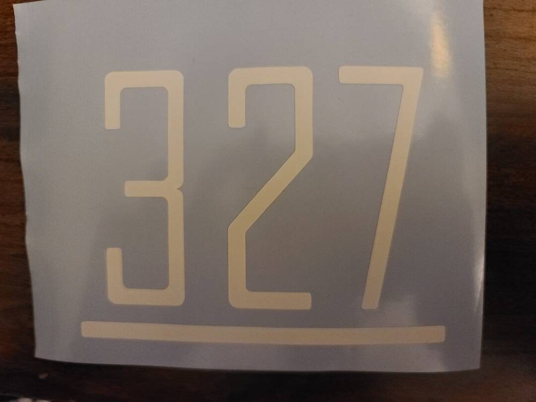 Chevrolet Vintage 327 Logo Vinyl Sticker - Etsy