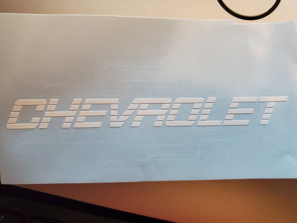 Chevrolet Chevy logo vinyl sticker | Etsy