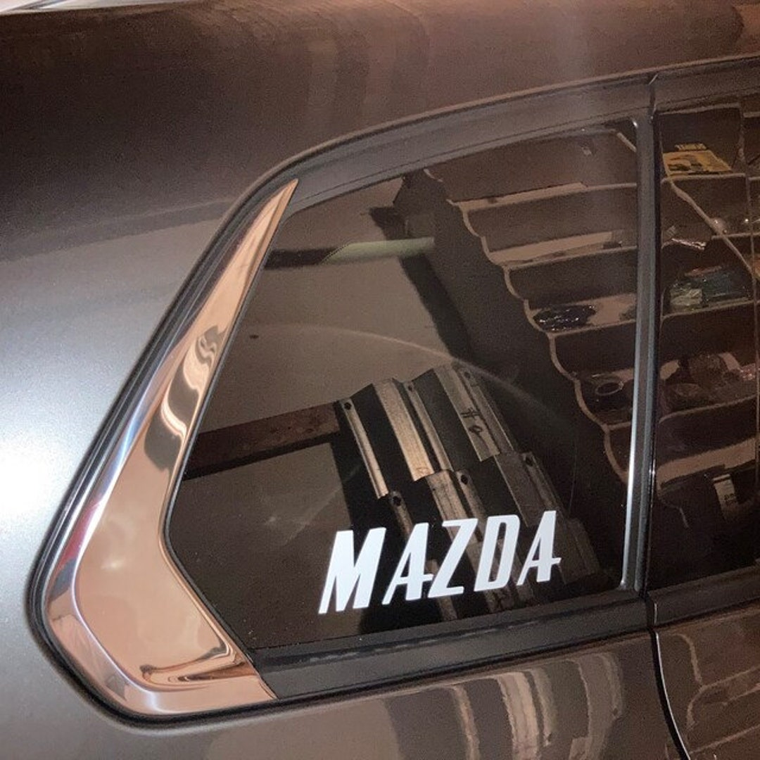 Vintage Mazda Logo Vinyl Sticker - Etsy