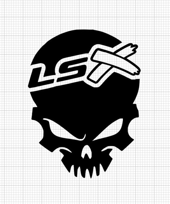 Chevrolet LSX Skull Logo Vinyl Sticker | Etsy