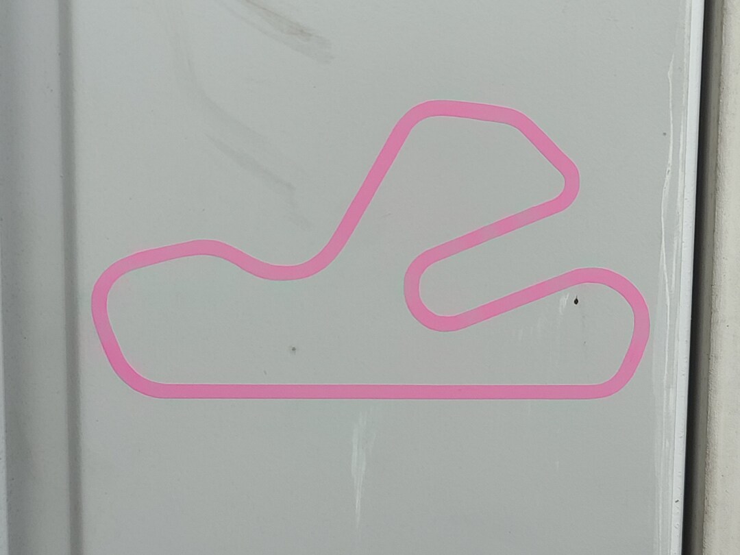 Putnam Park Road Course Outline Vinyl Sticker - Etsy