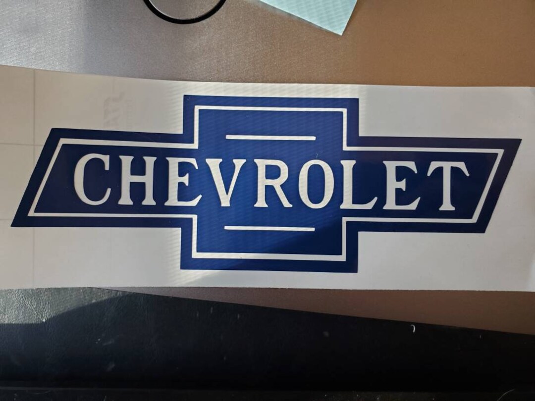 Chevrolet Bowtie Inset Logo Vinyl Sticker - Etsy