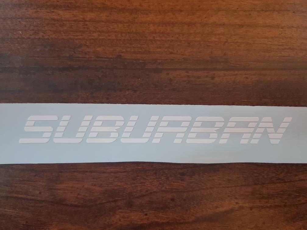 Suburban Logo Vinyl Sticker - Etsy