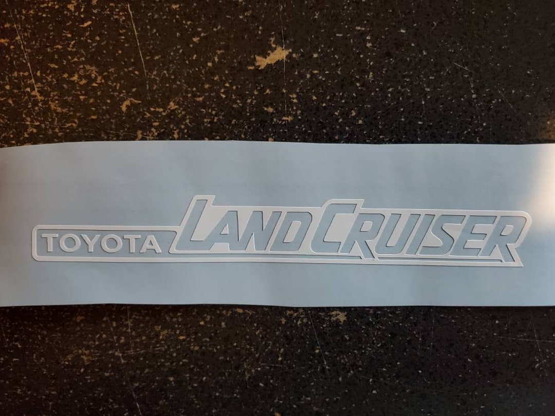 Toyota Land Cruiser Logo Vinyl Sticker - Etsy