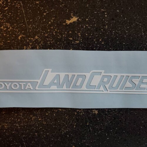Toyota Land Cruiser Logo Vinyl Sticker - Etsy