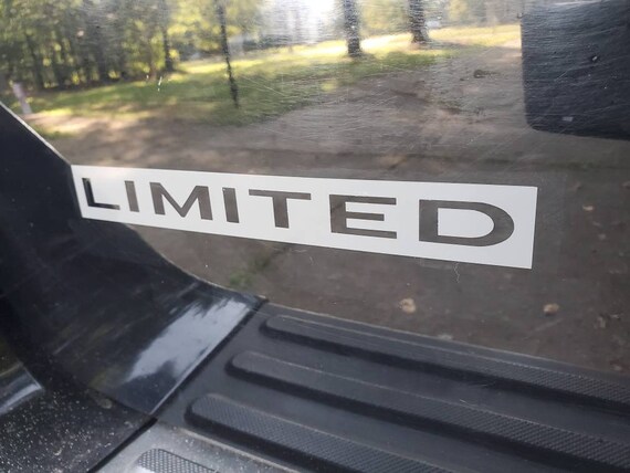 Ford Limited Logo Vinyl Sticker - Etsy
