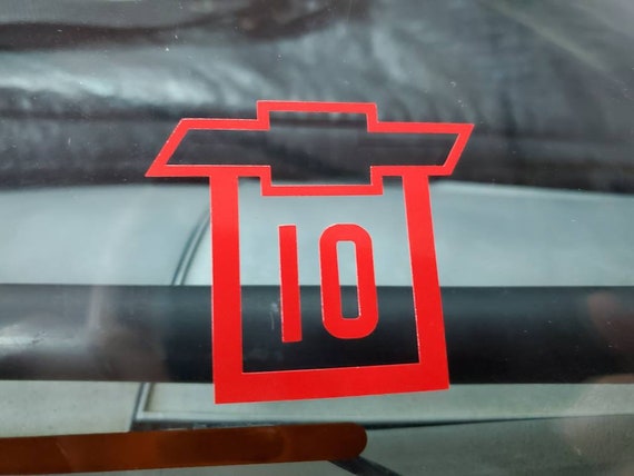 Stickers, Labels & Tags Paper Chevrolet C10 truck logo vinyl sticker ...