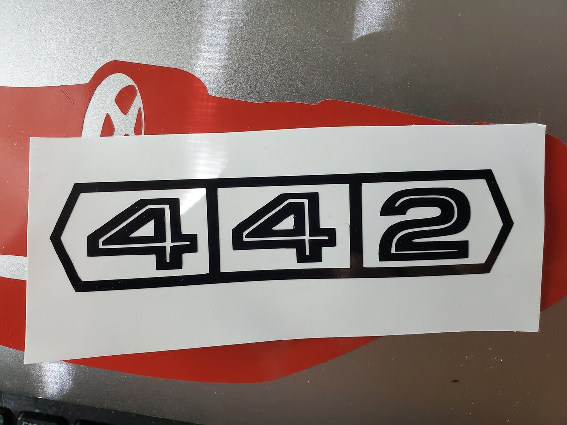Oldsmobile 442 Logo Vinyl Sticker - Etsy