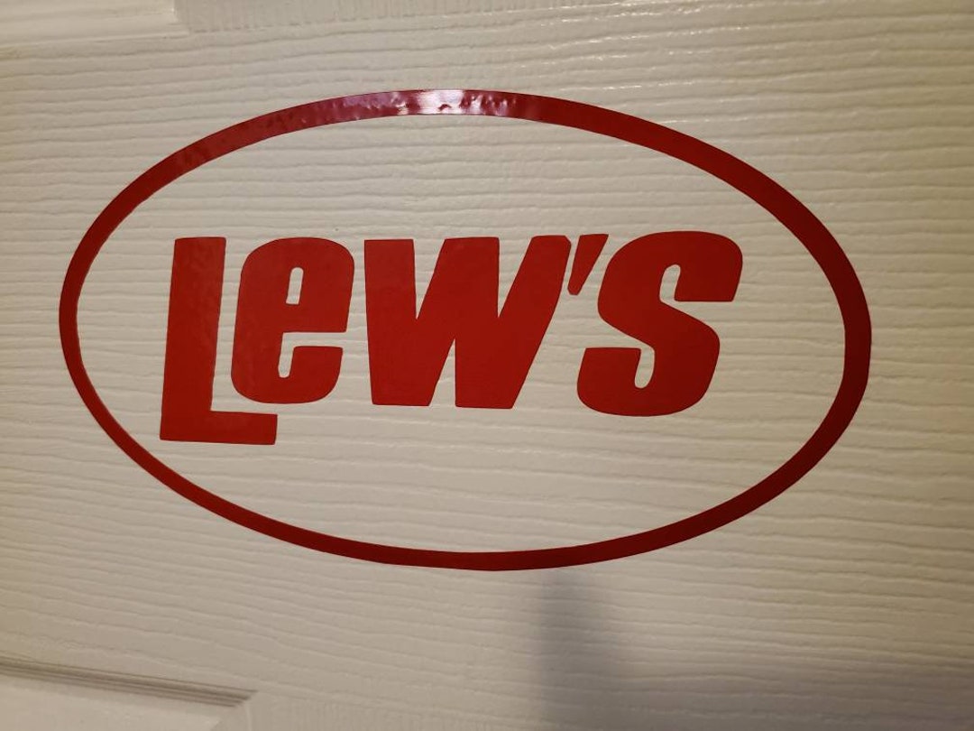 Lew's Fishing Logo Vinyl Sticker - Etsy