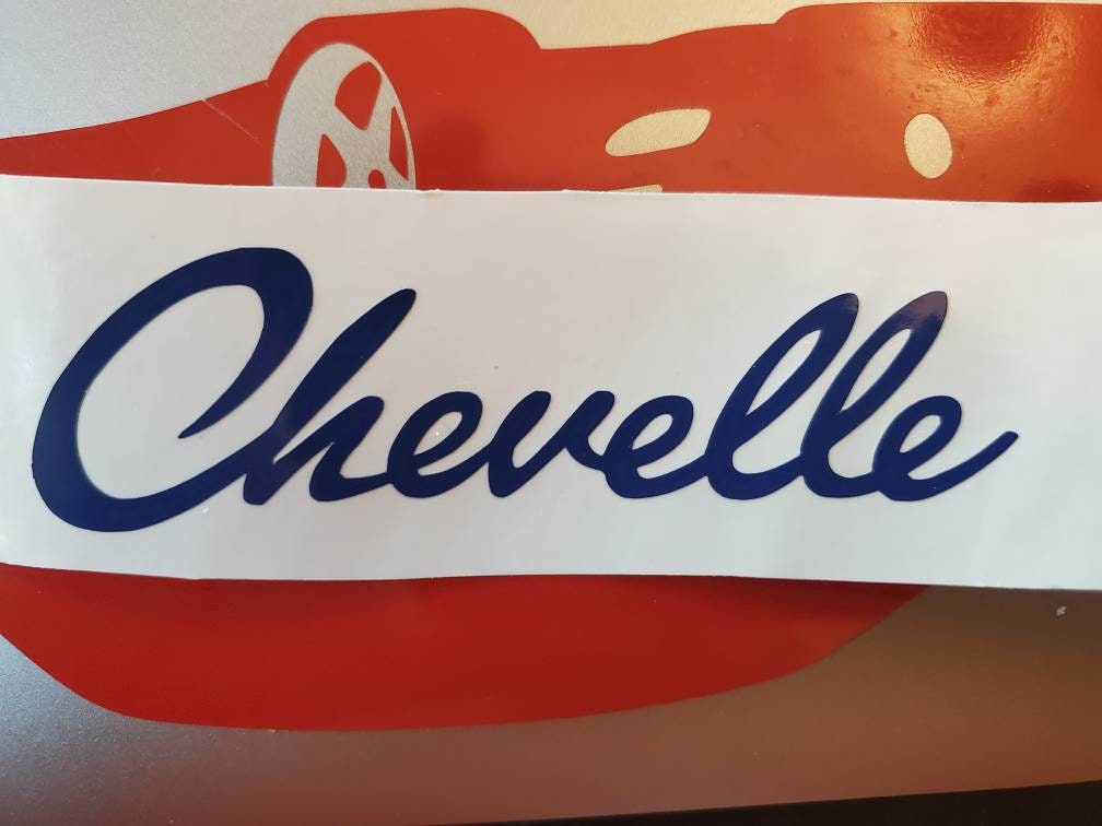 Chevrolet Chevelle logo vinyl sticker | Etsy