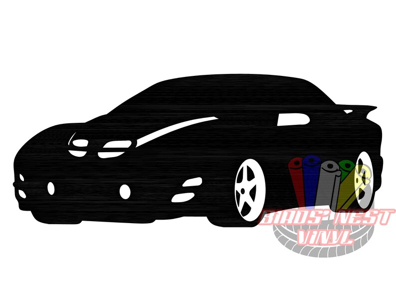 1998-02 Pontiac Trans Am WS6 SVG PNG Silhouette - Etsy Australia
