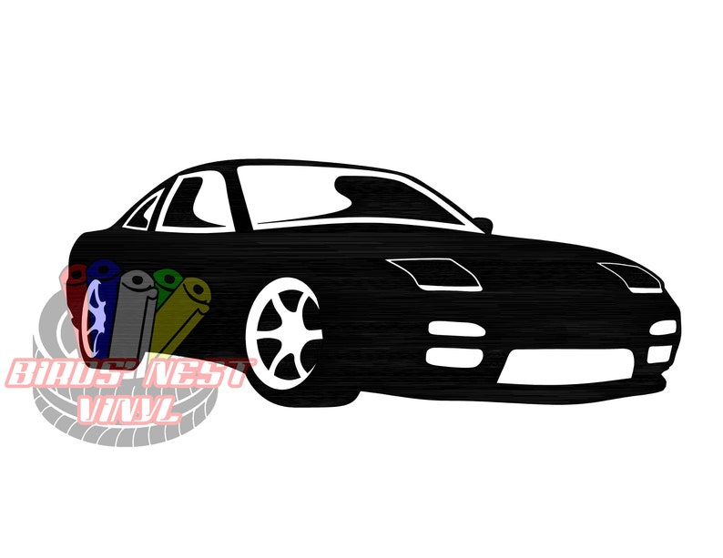 1989-94 Nissan 240SX S13 SVG PNG Silhouette - Etsy UK