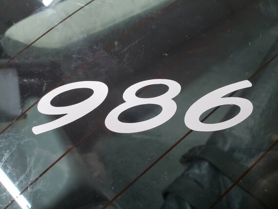 Porsche 986 Logo Vinyl Sticker - Etsy