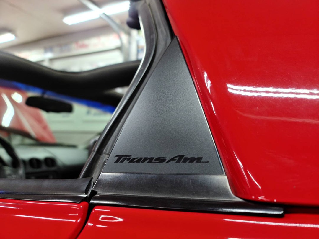 93-02 Pontiac Firebird Formula Trans Am Sail Panel Trim Overlays Vinyl ...
