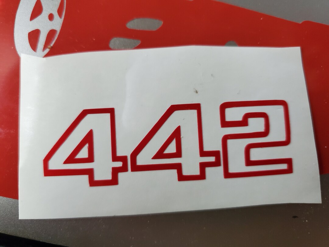 Oldsmobile 442 Logo Vinyl Sticker - Etsy