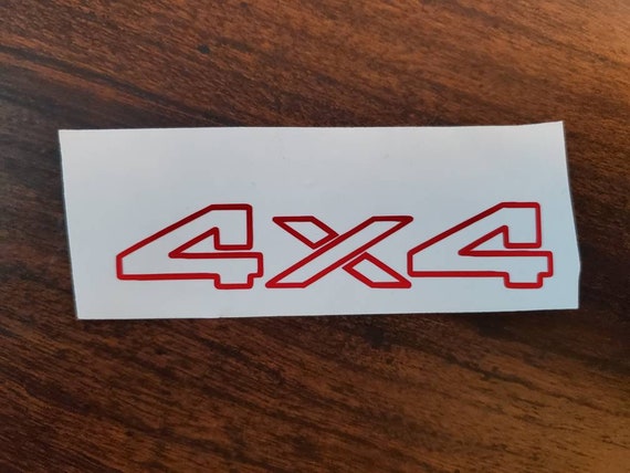 Ford 4x4 Logo Vinyl Sticker | Etsy