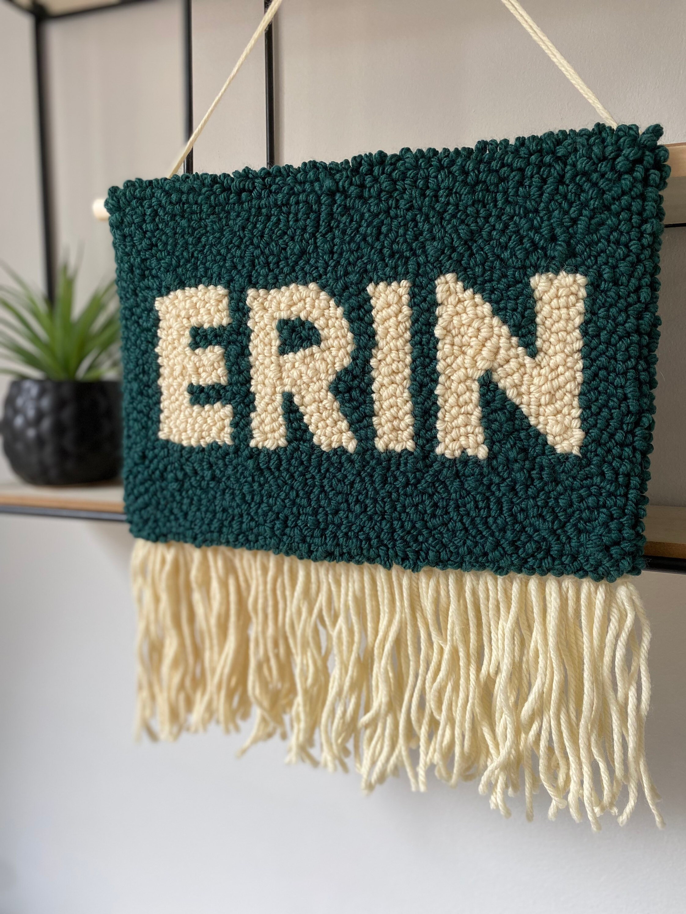 Large Custom Name Wall Hanging Personalised Nursery Decor Nursery Wall ...