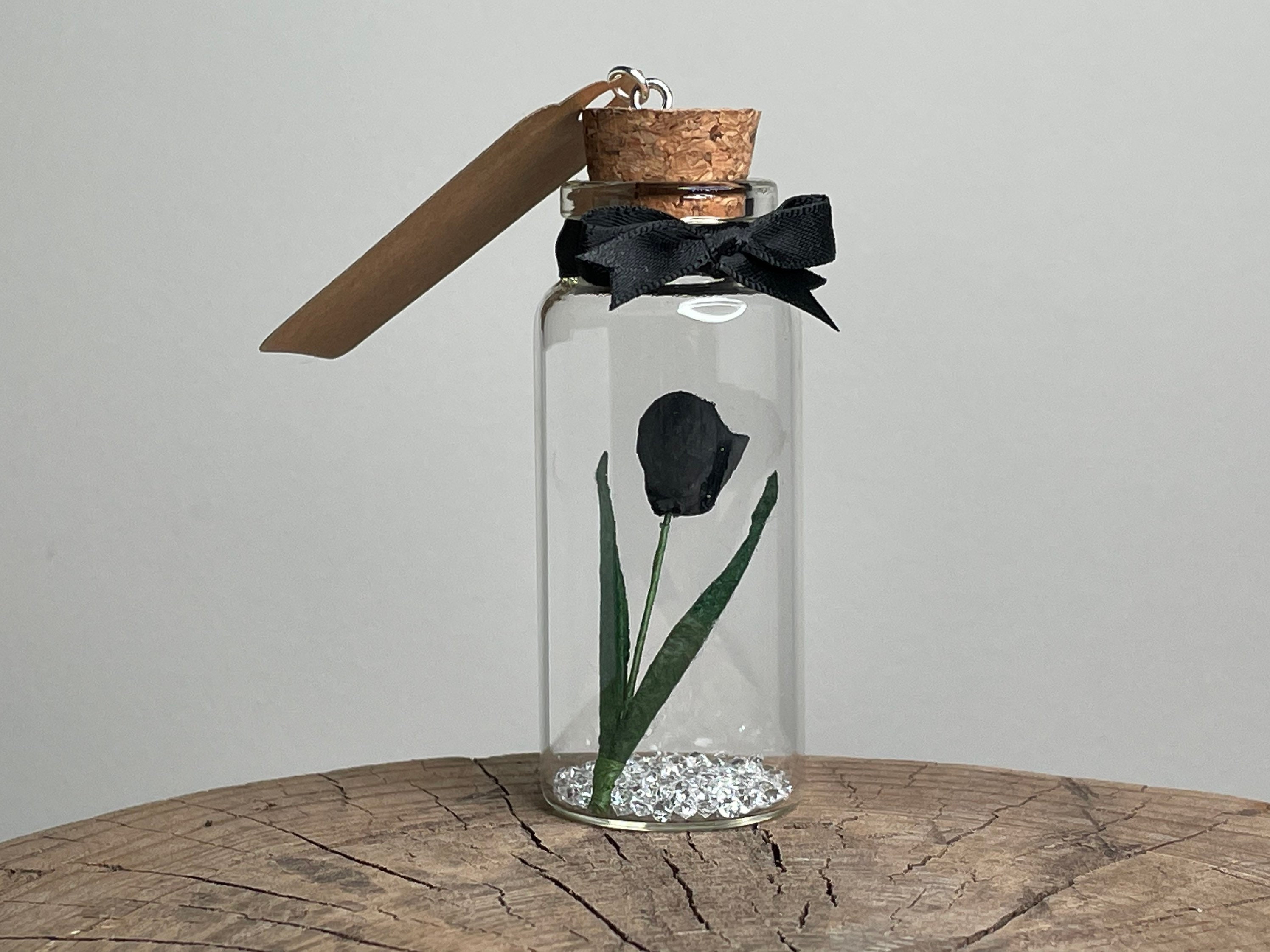 Mother Tulip in a Bottle Choose Your Colour With Personalisation Gift ...