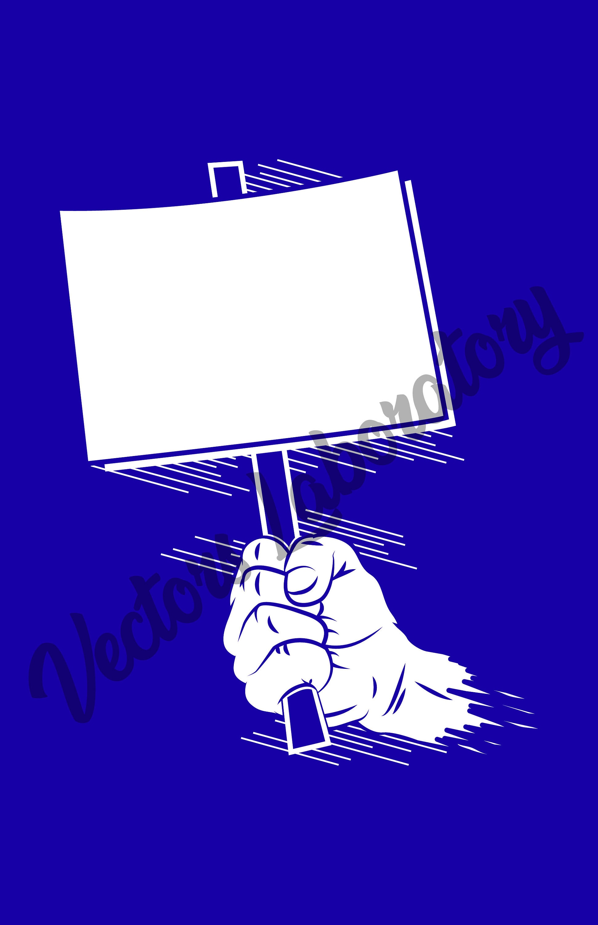 Hand Holding Sign Vector Clip art SVG Fist Vinyl Protest Tee Shirt ...