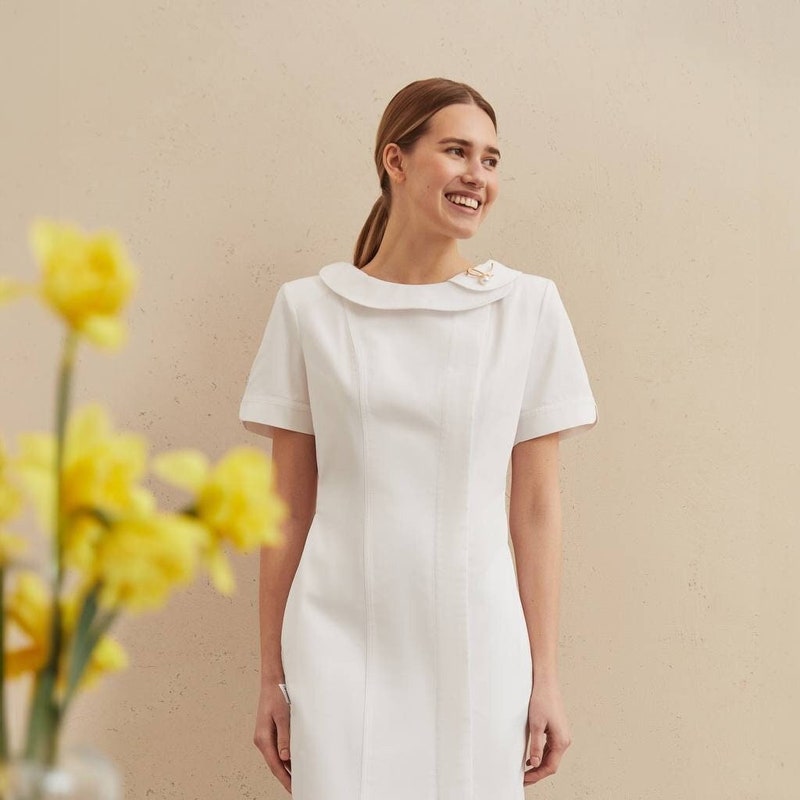 Blue Lab Coat Dress - Etsy UK