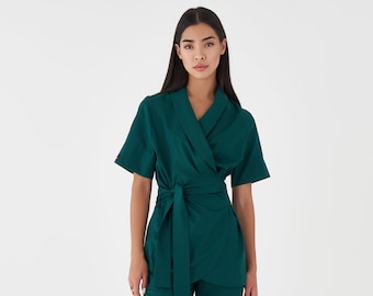 Green Lab Coat - Etsy