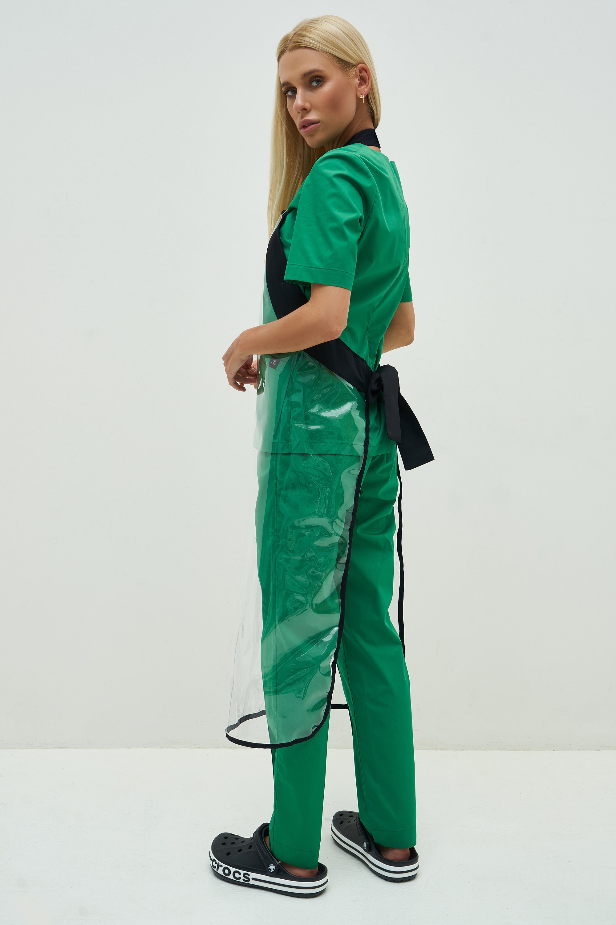 Hairdresser Transparent Apron With Pocket for Salon Workers, Stylist ...