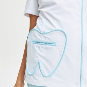 Dentist Wrap Uniform Women Dentist Clothing Dentist Uniform Scrub Set ...