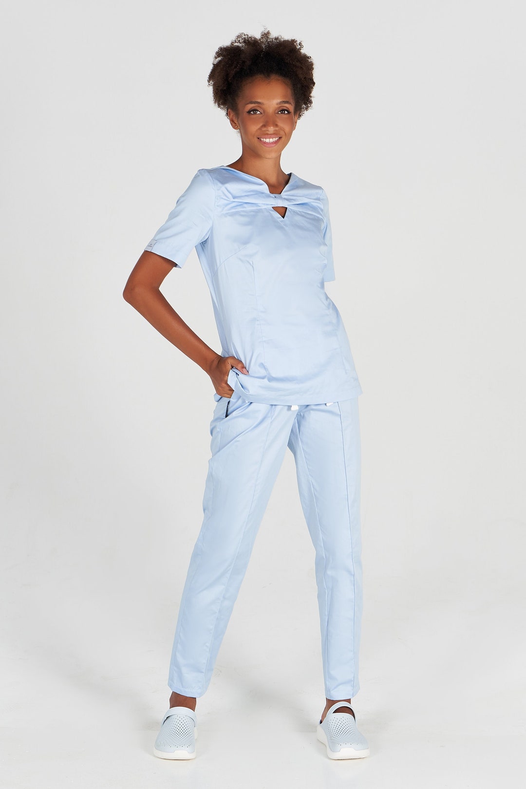 Nurse Uniform Scrub Set Esthetician Uniform Medical Clothes - Etsy