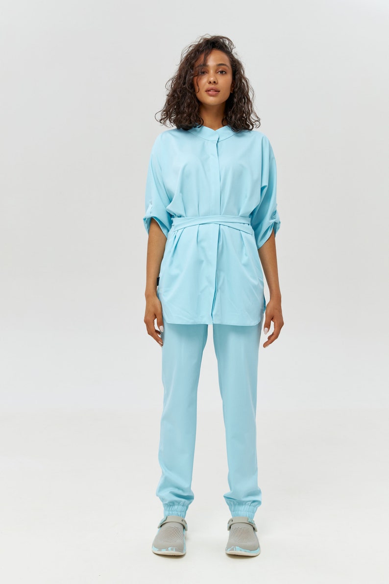 Beauty Salon Uniform Esthetician Uniform of Coat and Pants Cosmetology ...