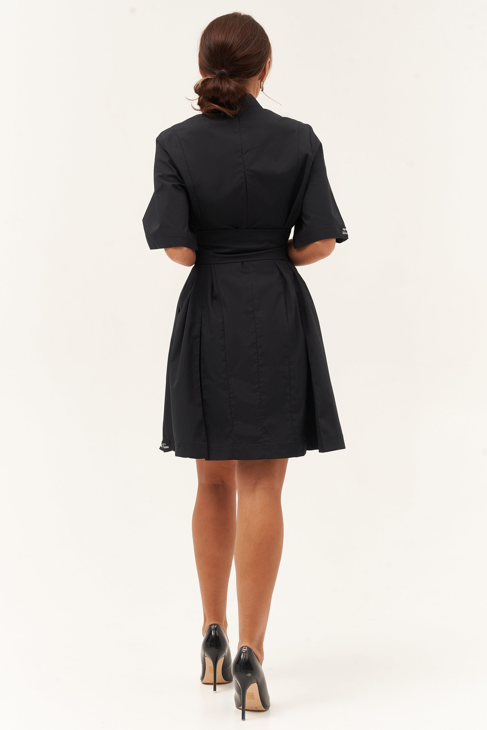 Black Cosmetologist Dress Uniform for Beauty Masters, Medical Uniform ...