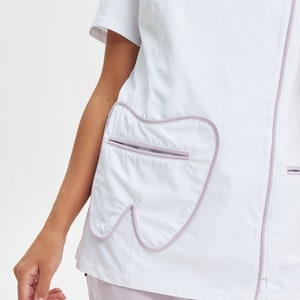 Dentist Wrap Uniform Women Dentist Clothing Dentist Uniform Scrub Set ...