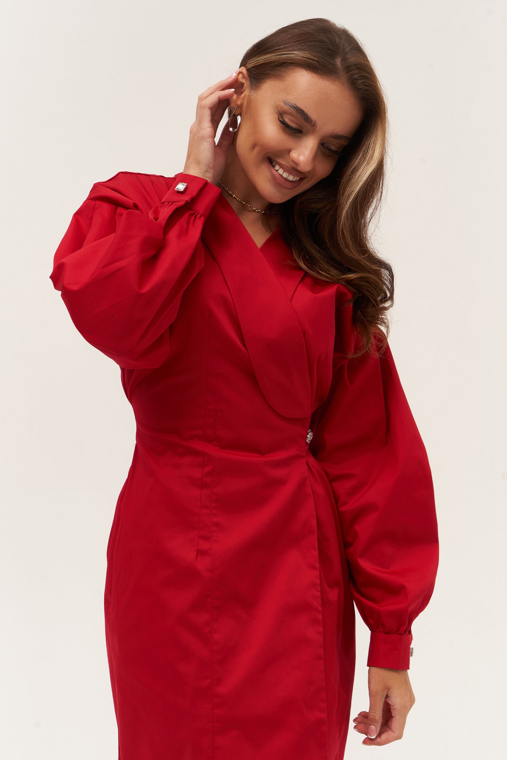 Red Elegant Lab Coat Uniform for Nurses and Medical Workers - Etsy