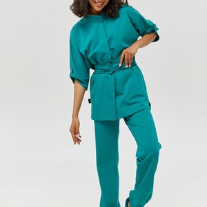 Beauty Salon Uniform Esthetician Uniform of Coat and Pants Cosmetology ...