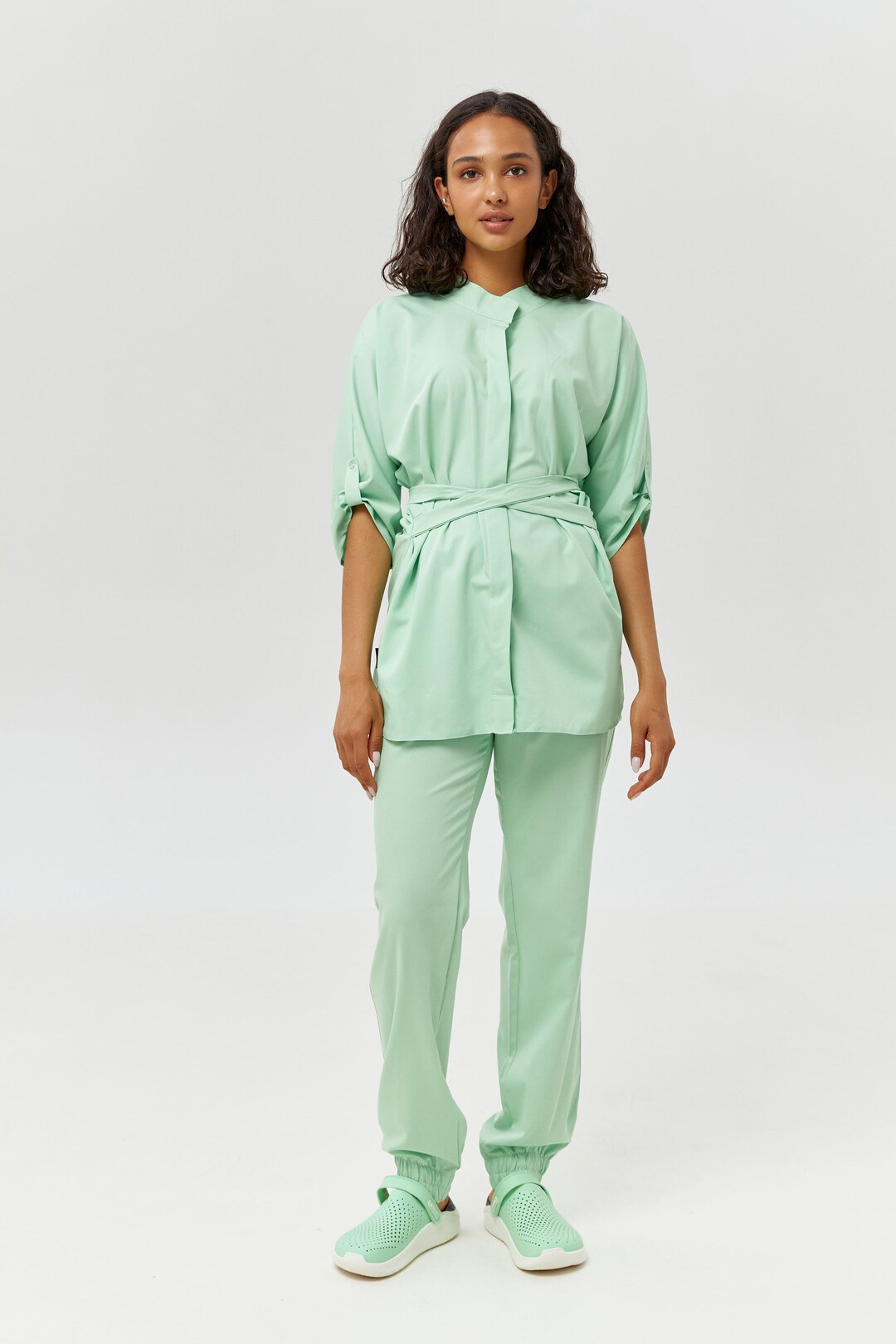 Beauty Salon Uniform Esthetician Uniform of Coat and Pants Cosmetology ...