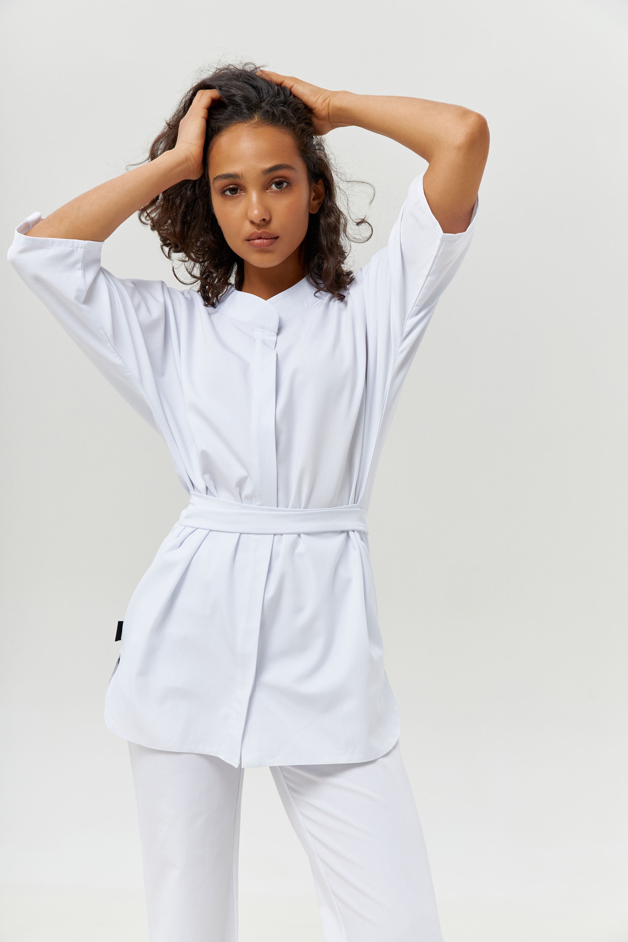 Beauty Salon Uniform Esthetician Uniform of Coat and Pants Cosmetology ...