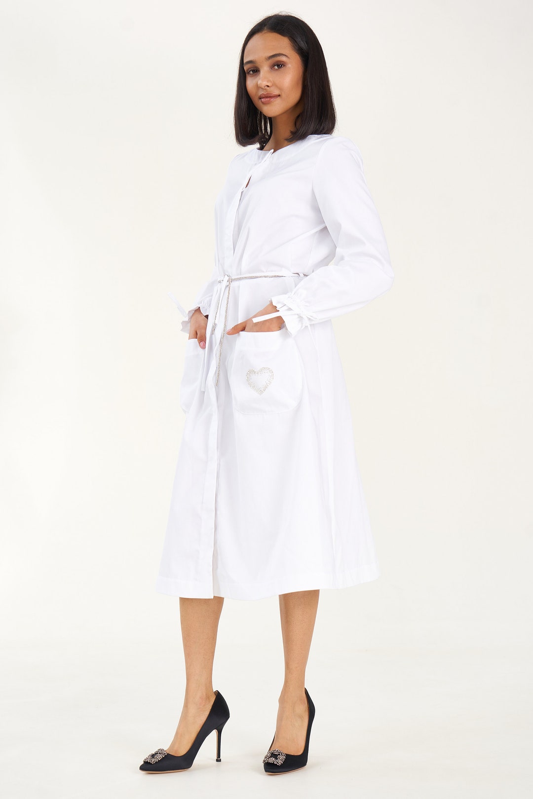 Outfit for Women in Medicine Doctor Uniform Gown Gift for Beautician ...