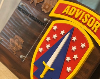 Custom Made Military Plaque Class Plaque Award Plaque Master Gunner - Etsy