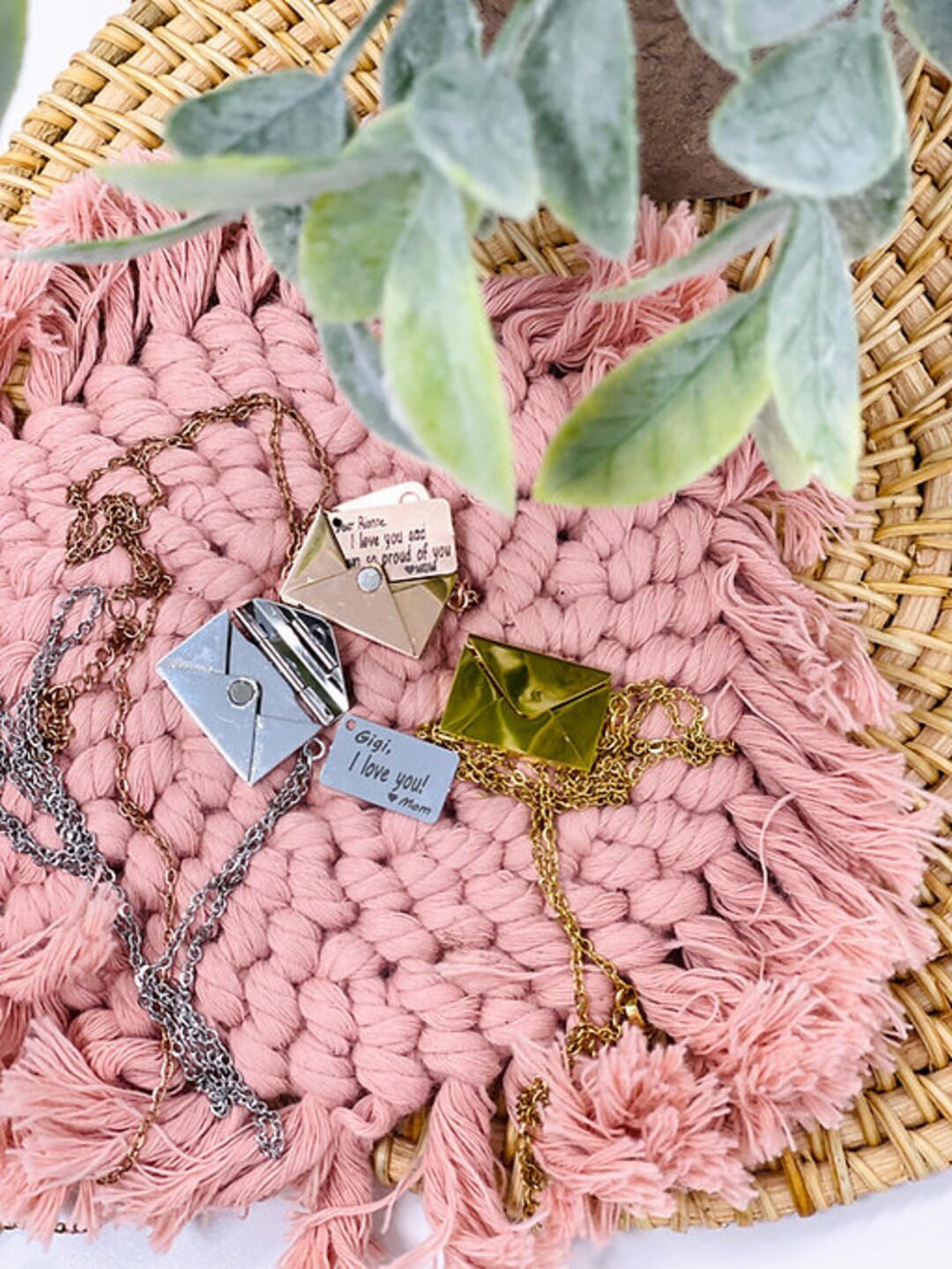 Envelope Locket With Secret Message Necklace keepsake Locket ...