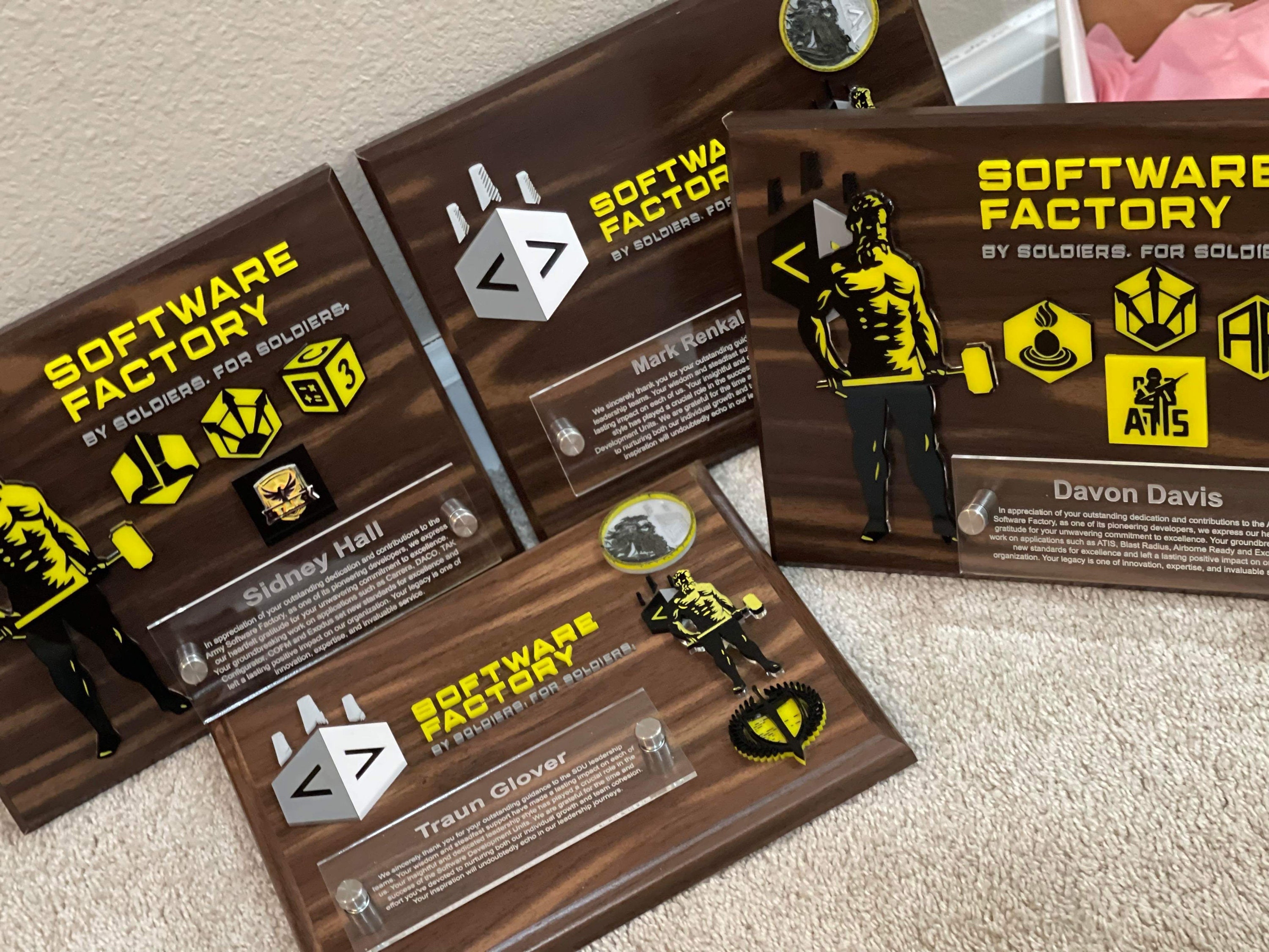 Custom Made Military Plaque Class Plaque Award Plaque Small Plaques ...