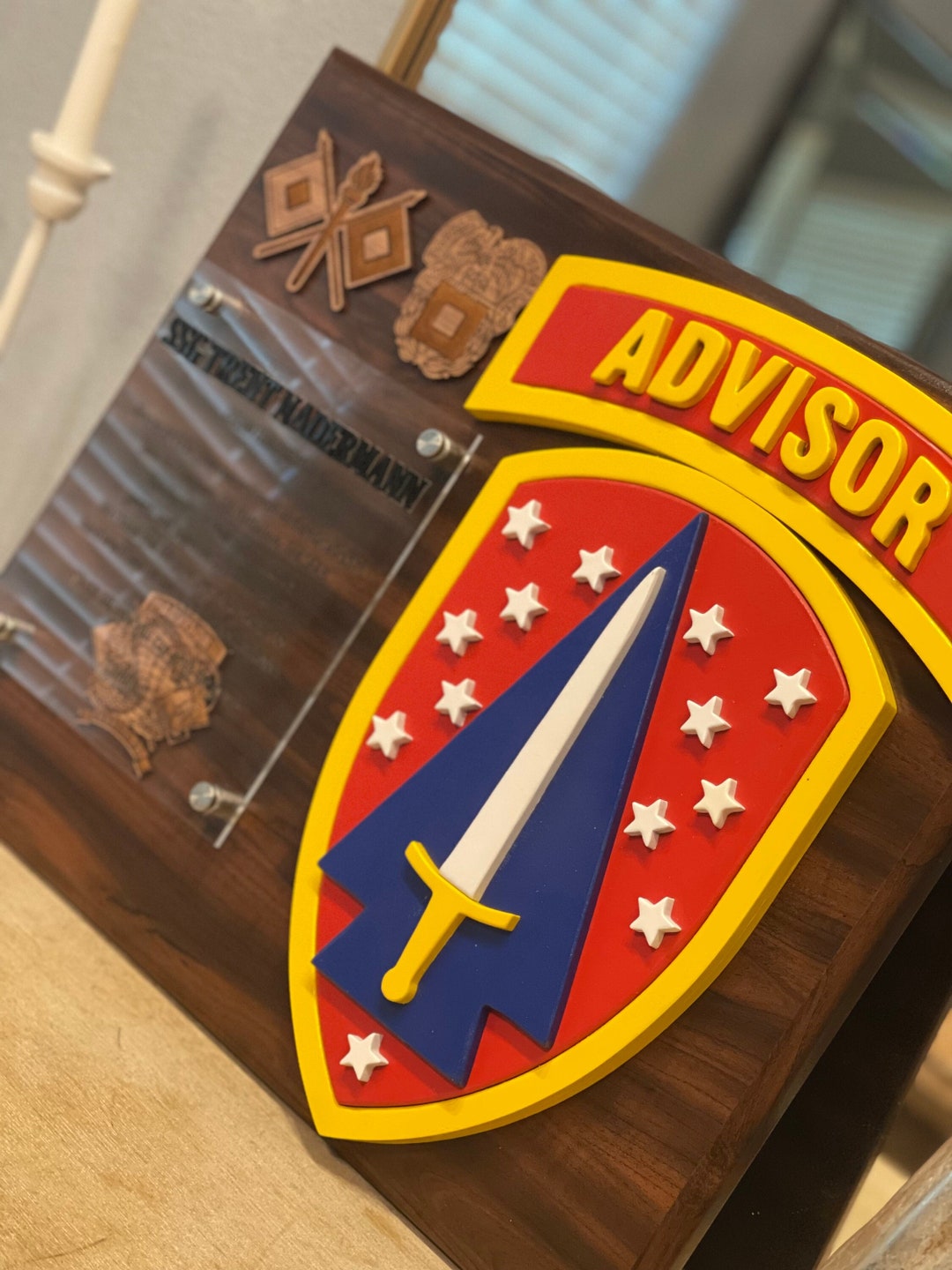 Custom Made Military Plaque - Etsy