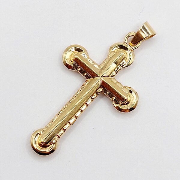 French Cross Pendant - Etsy
