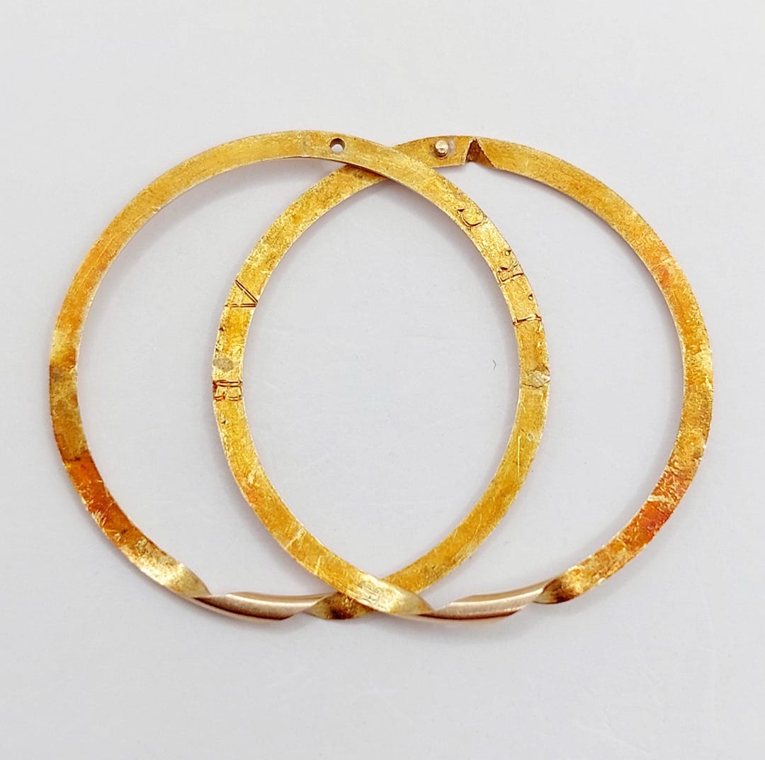 RARE French Victorian Gimmel Ring 18k Rose Gold Finely Crafted (circa ...