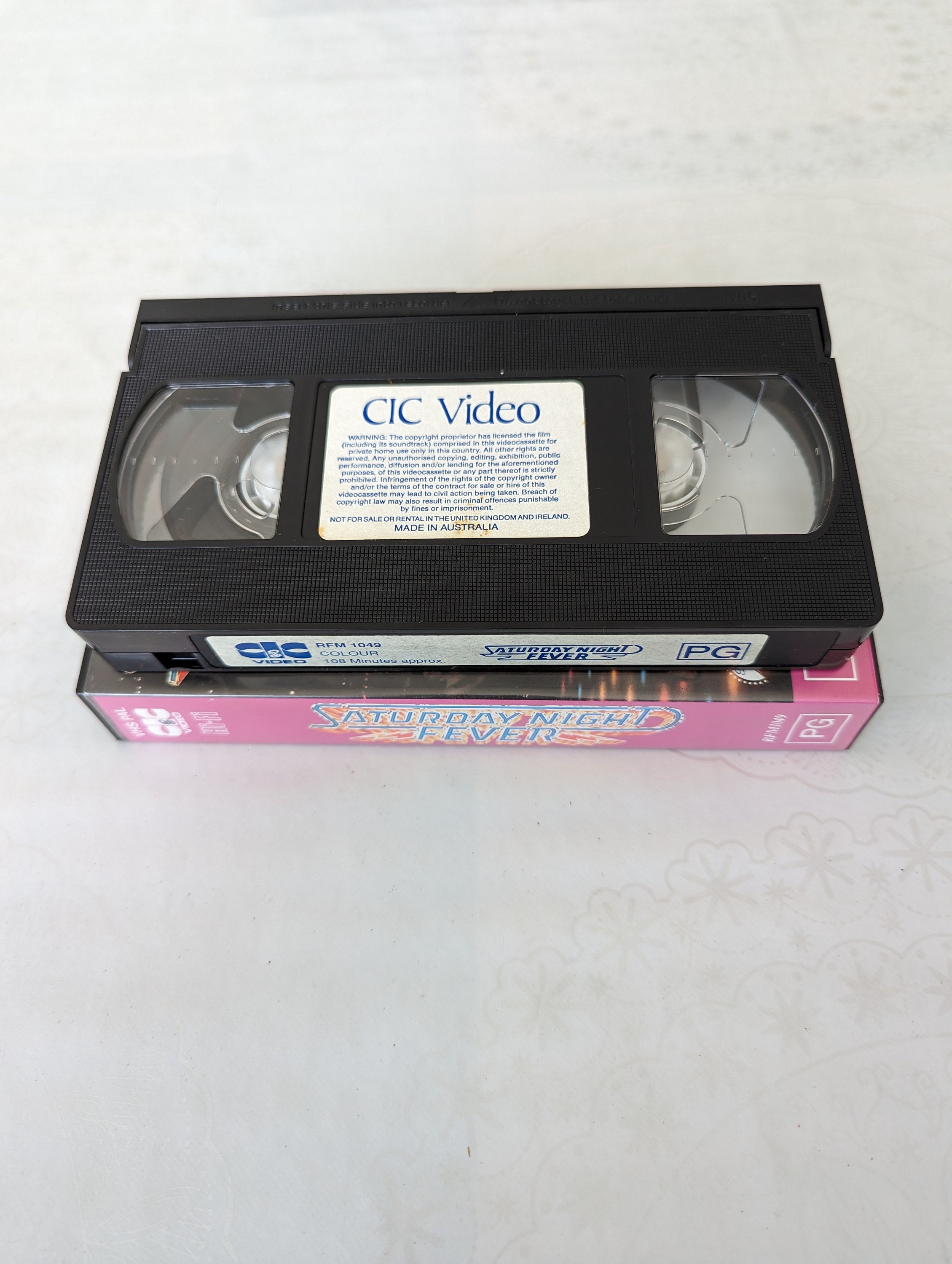 Saturday Night Fever VHS - Etsy