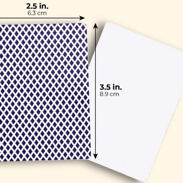 Blank Sublimation Playing Cards - Etsy