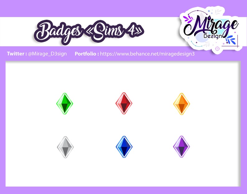 BADGES - Sims 4 - Etsy