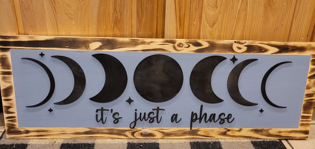 Moon Phases Decor, Phases of the Moon, It's Just a Phase, Moon Sign ...